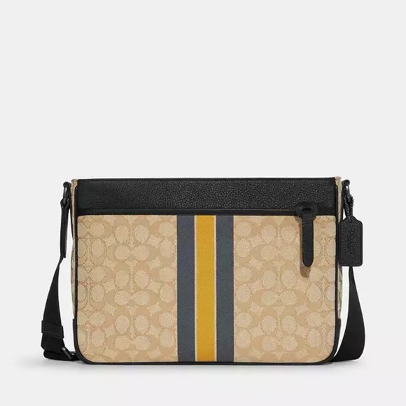 Coach | Bags | Coach Thompson Crossbody In Signature Jacquard With ...